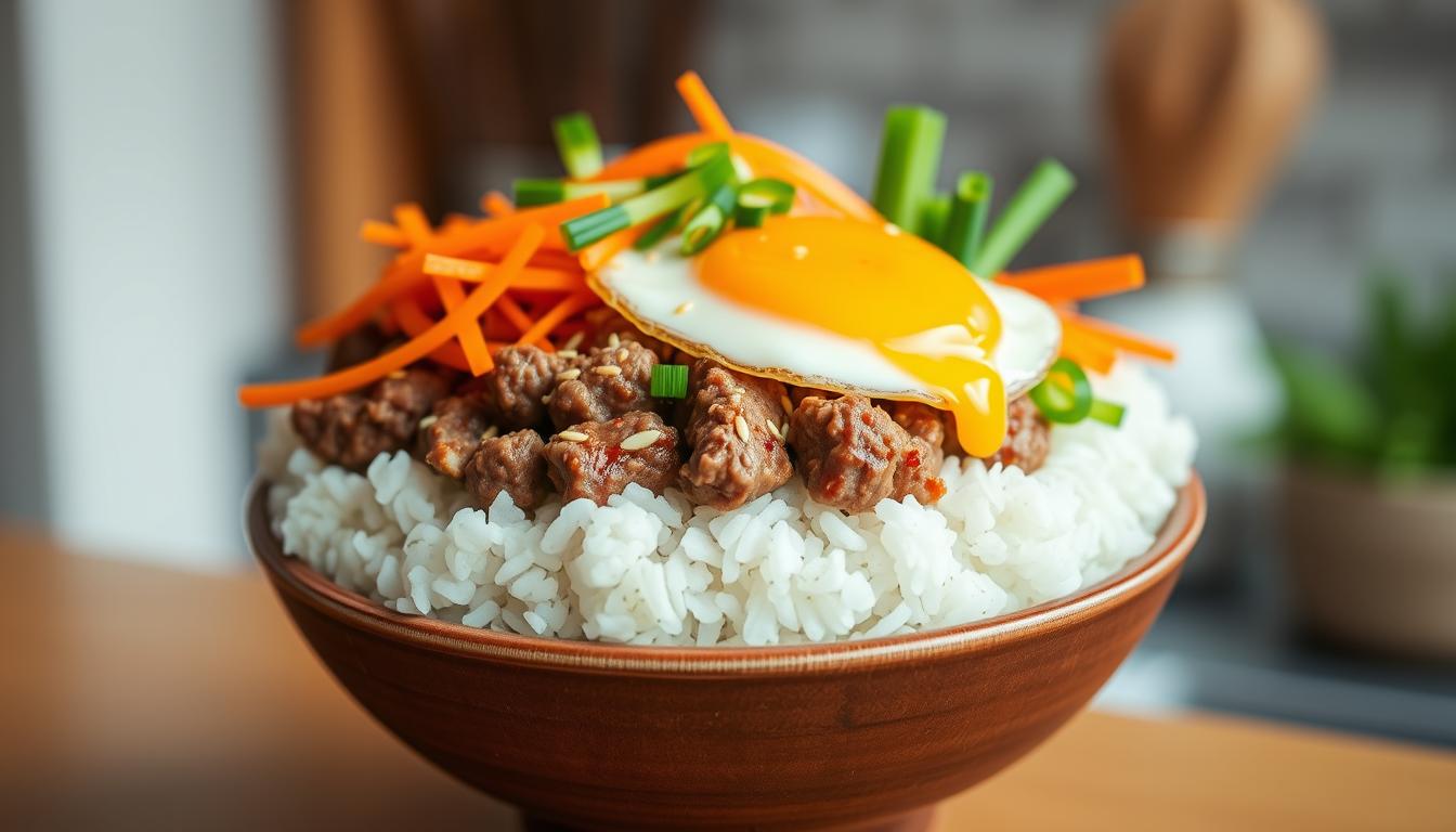 Korean Ground Beef Bowl